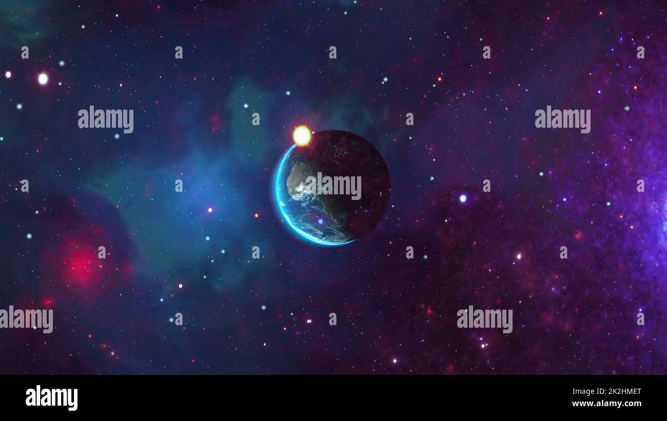 Planet Earth Seen From Space Stock Photo - Alamy