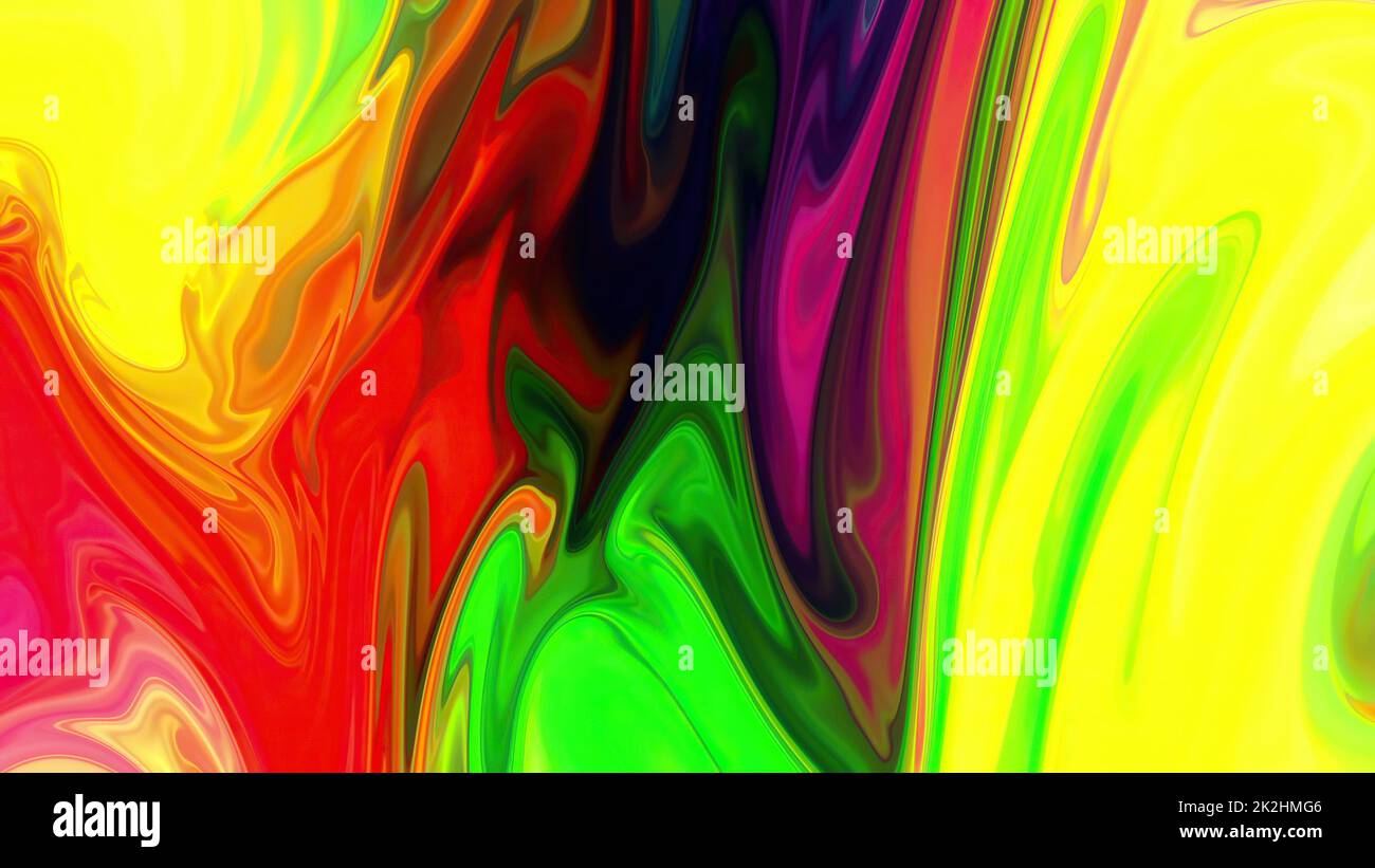Colorful paint mix with gradient vivid colors Stock Photo - Alamy