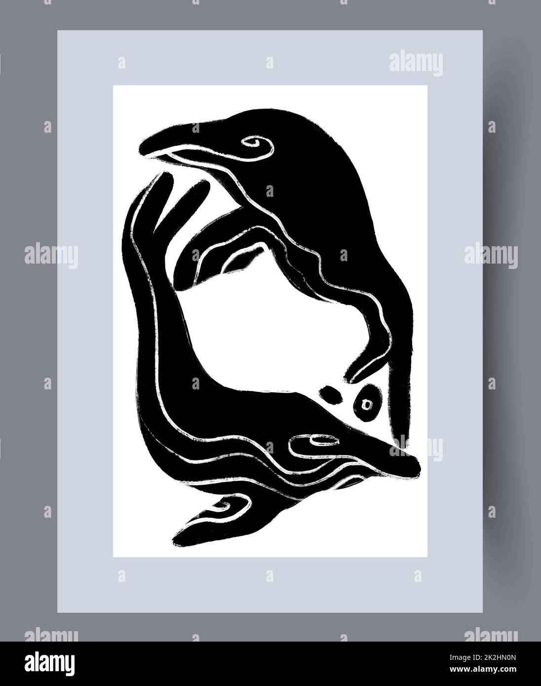 Scandinavian abstract vector print set Stock Photo - Alamy