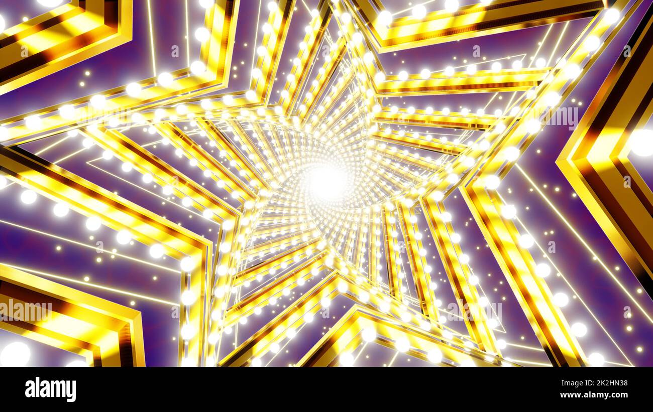 Star Stages Tunnel Stock Photo - Alamy