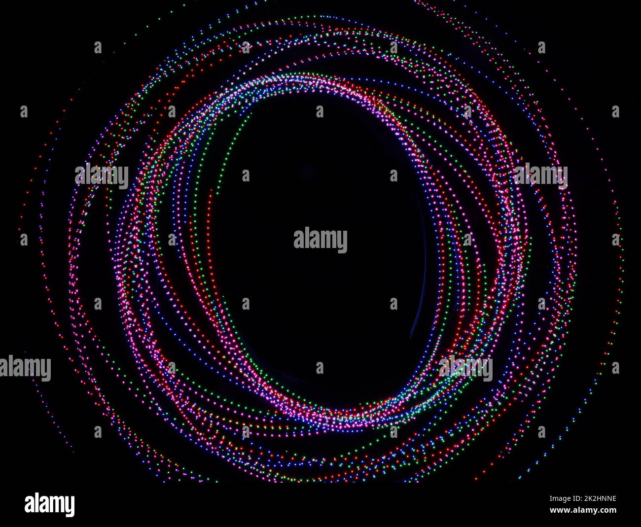 spectacular colored lights with geometric shapes special effects Stock ...