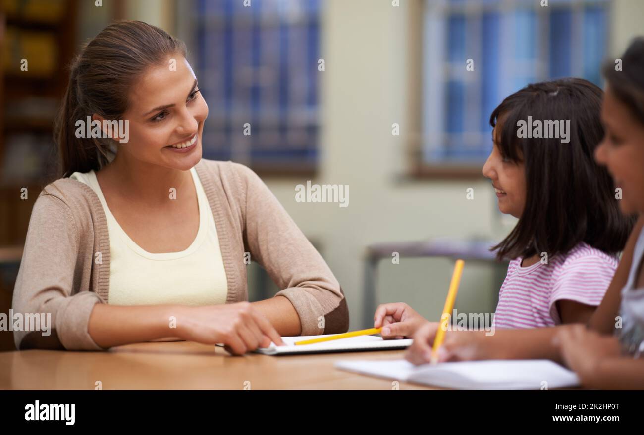 Child school work well done hi-res stock photography and images - Alamy