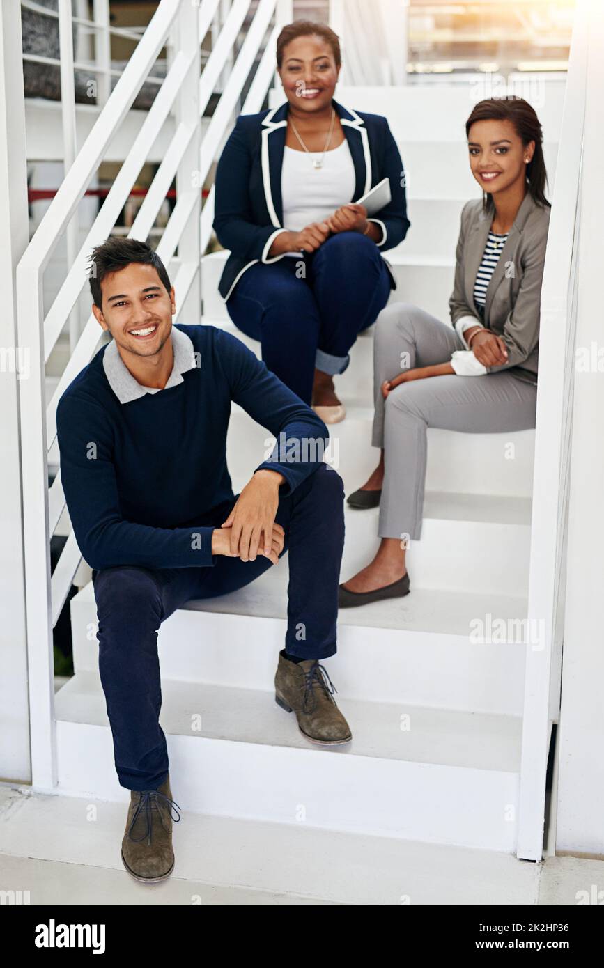 Taking success one step at a time Stock Photo - Alamy