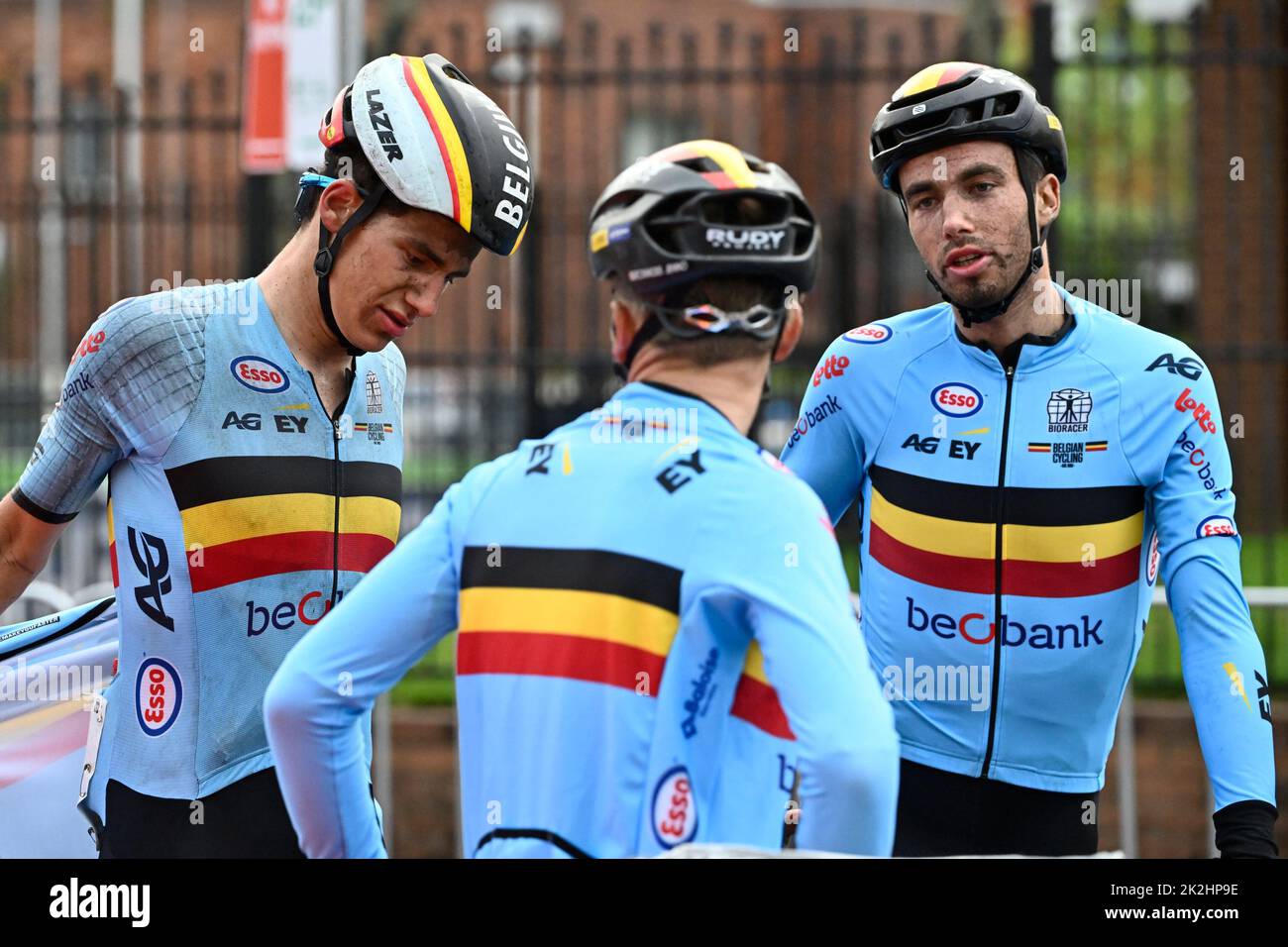 Belgian Alec Segaert, Belgian Jenno Berckmoes and Belgian Vito Braet ...
