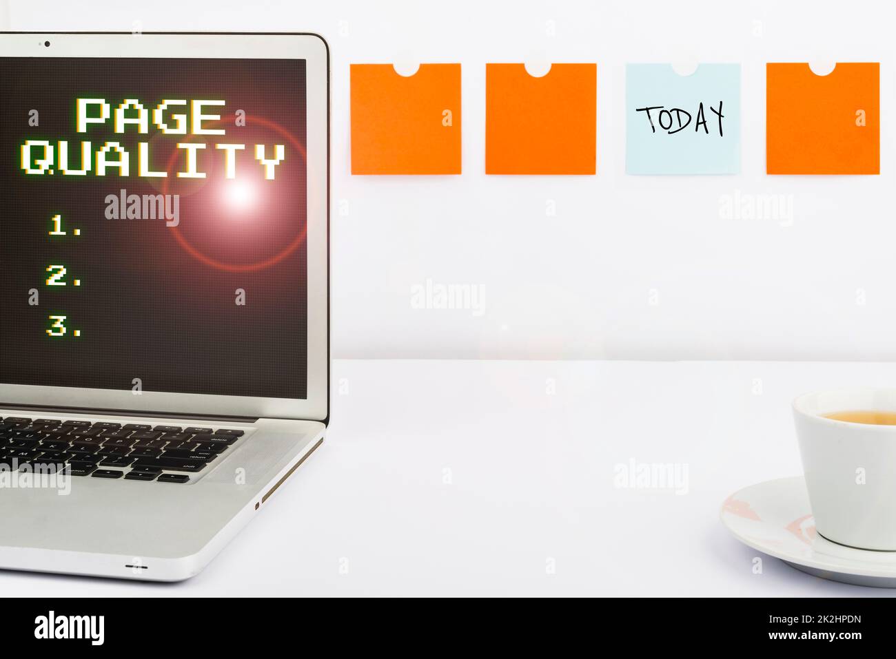 Text showing inspiration Page Quality. Business overview Effectiveness ...