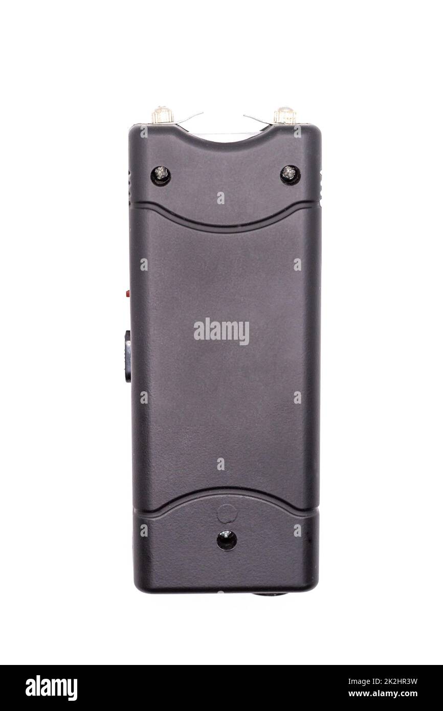 Small size stun gun isolate on white background Stock Photo - Alamy