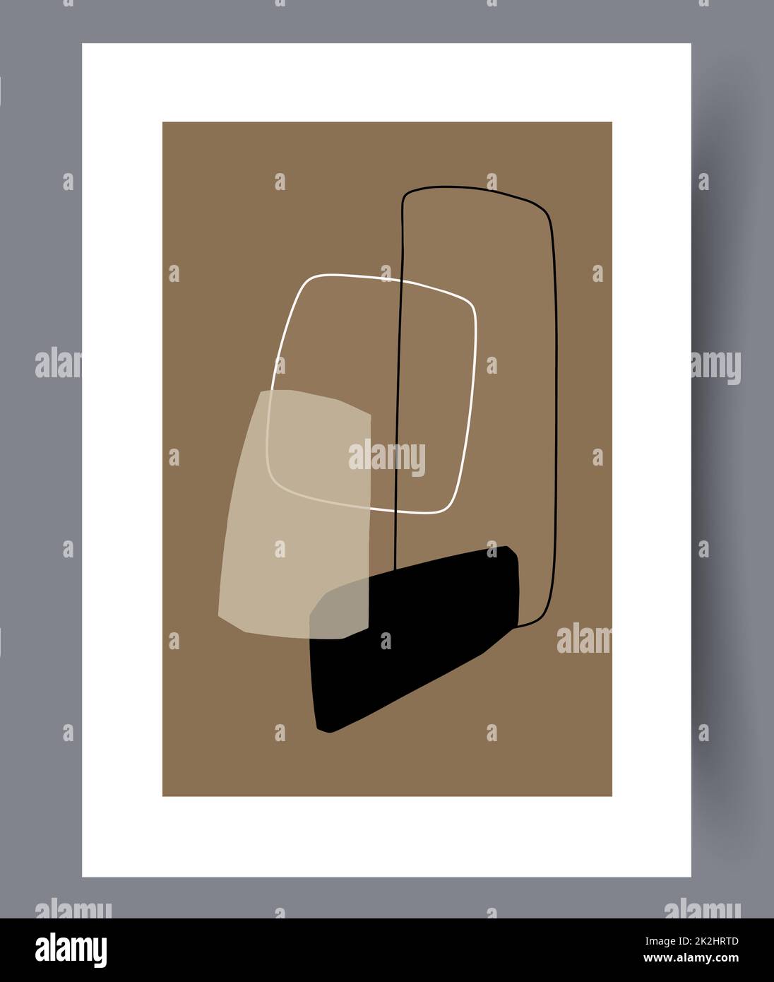 Printable wall art vector poster set vector Stock Photo - Alamy