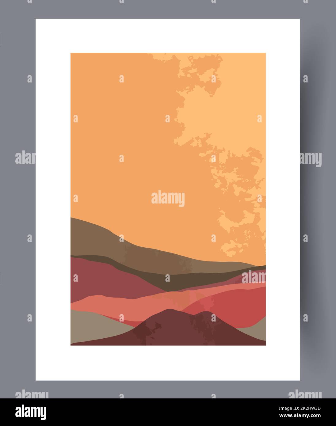 Printable wall art vector poster set vector Stock Photo - Alamy