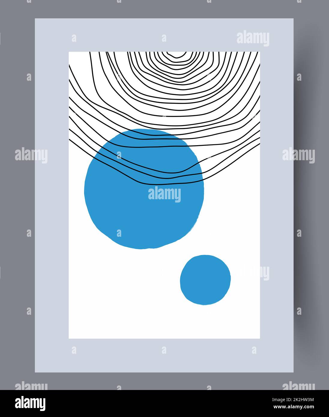 Printable wall art vector poster set vector Stock Photo - Alamy