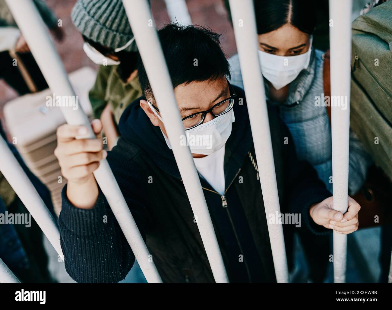 Man stuck hi-res stock photography and images - Alamy