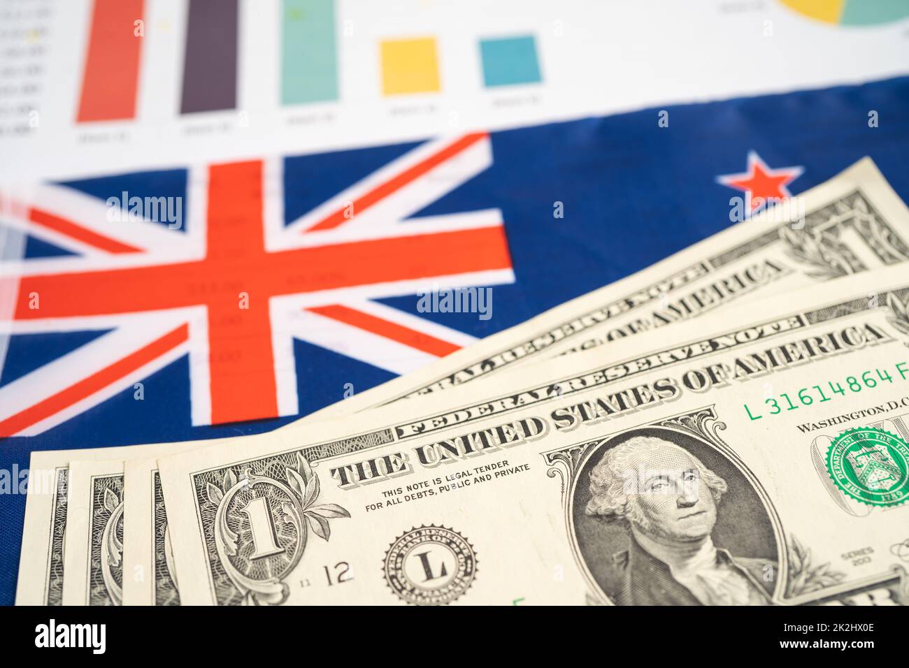 Australia flag banknotes hi-res stock photography and images - Alamy
