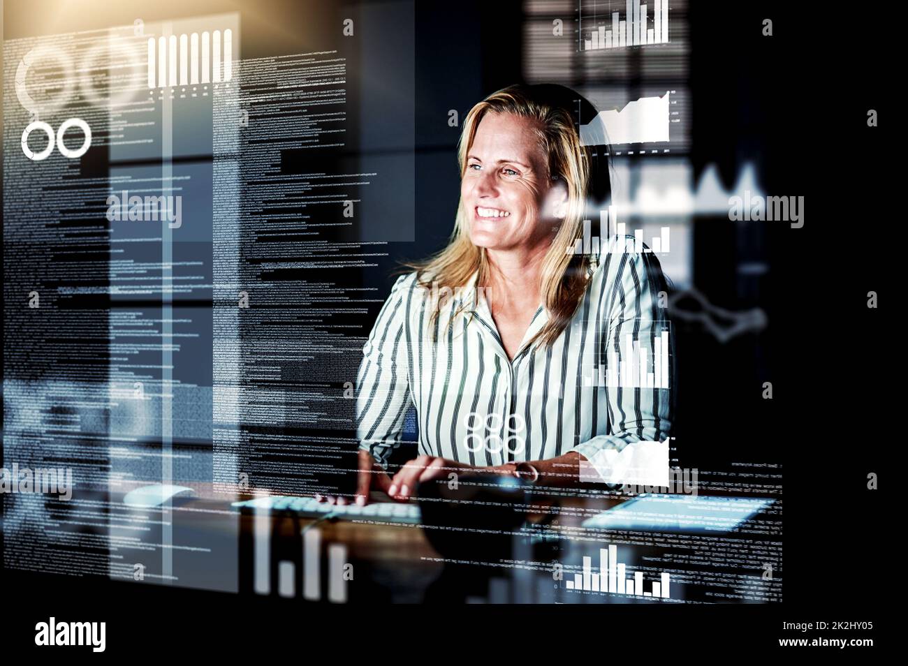 Happy programmer hi-res stock photography and images - Alamy