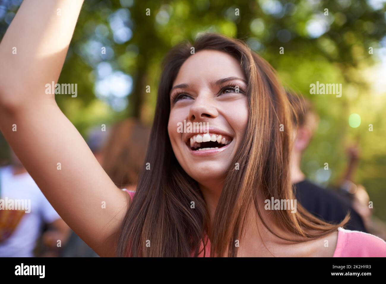 Arm raised hi-res stock photography and images - Alamy
