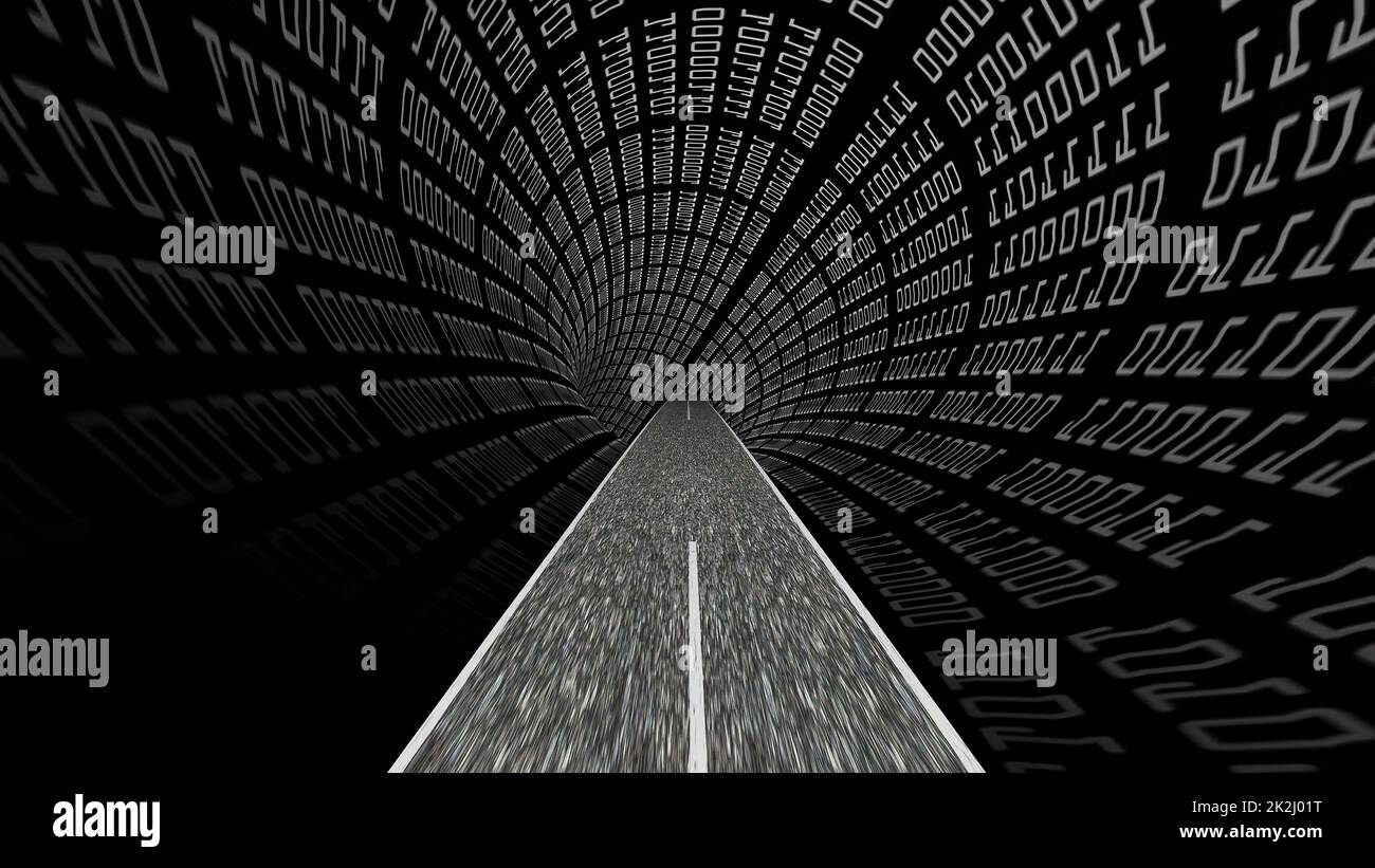 Driving through the binary data Stock Photo - Alamy Driving through the binary data Stock Photo - Alamy
