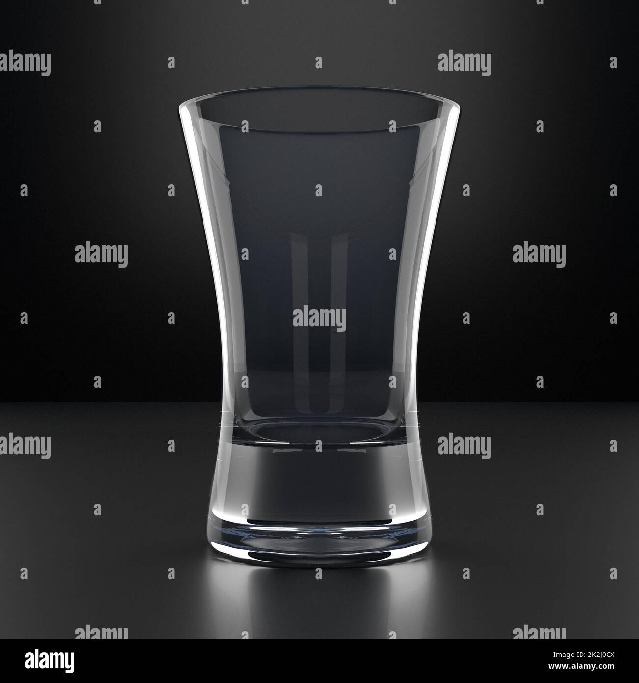 Empty Vodka Glass Stock Photo - Alamy
