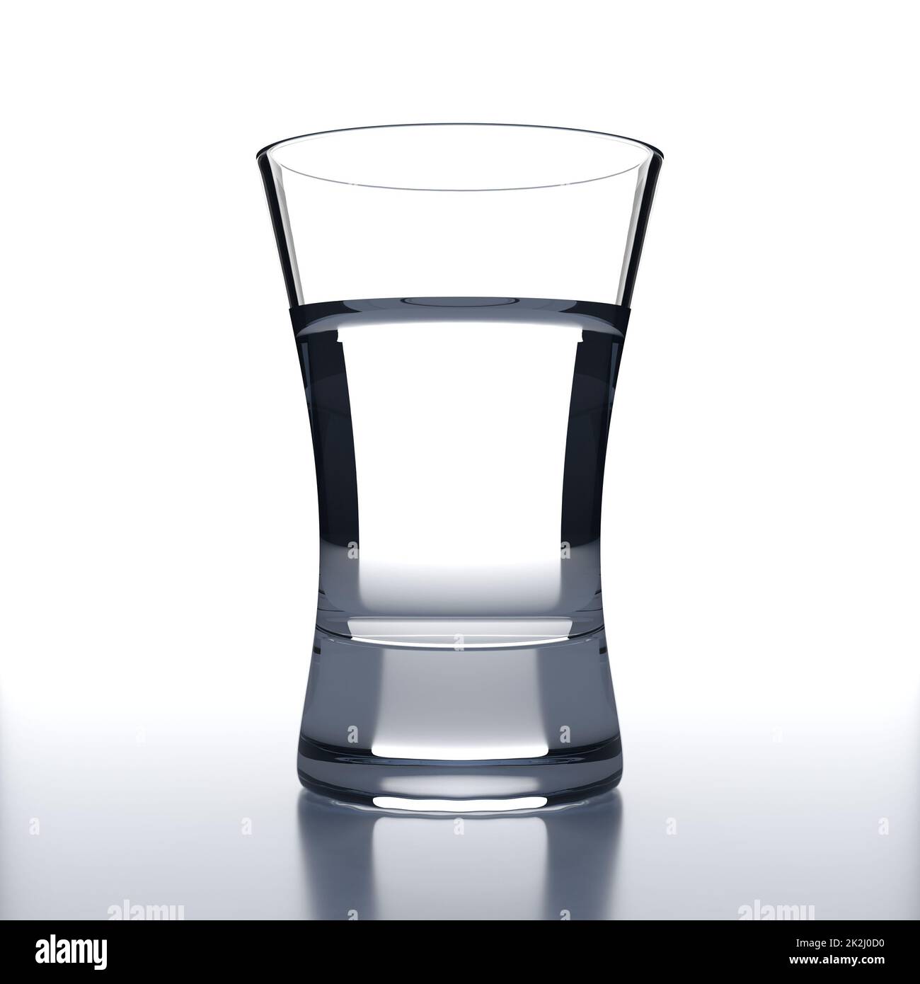 Vodka Glass on White Stock Photo - Alamy