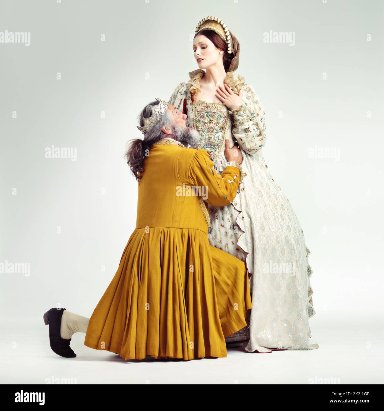 Elizabethan era dress hi-res stock photography and images - Alamy