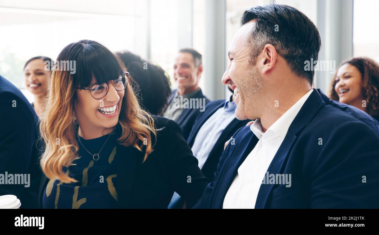 Mature group laughing hi-res stock photography and images - Alamy