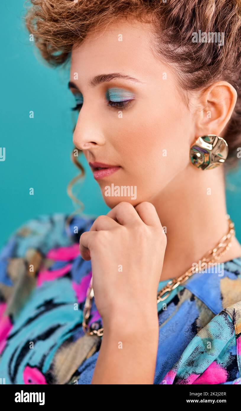 80s model jewellery hi-res stock photography and images - Alamy