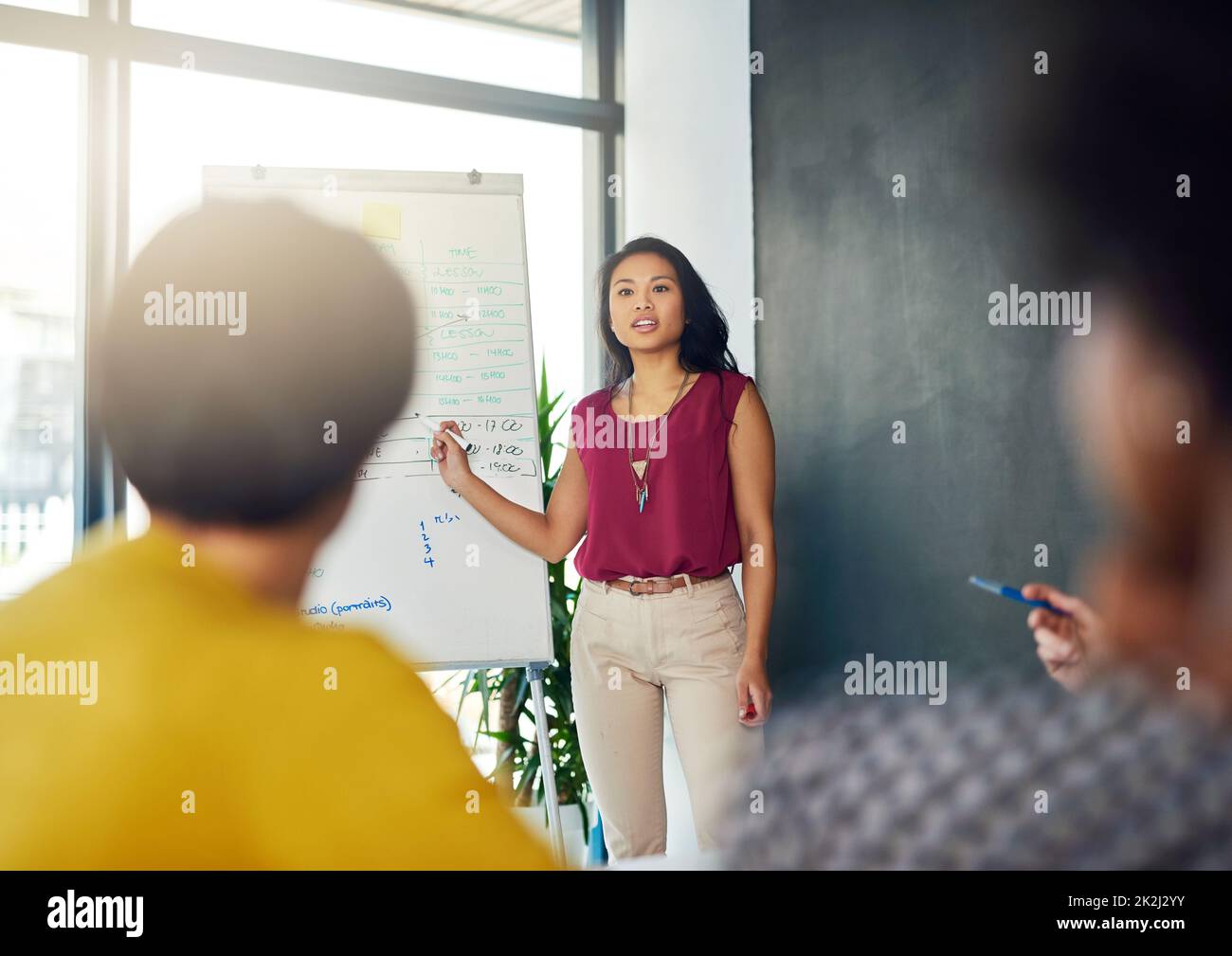 Success stems from good planning. Cropped shot of a businesswoman ...