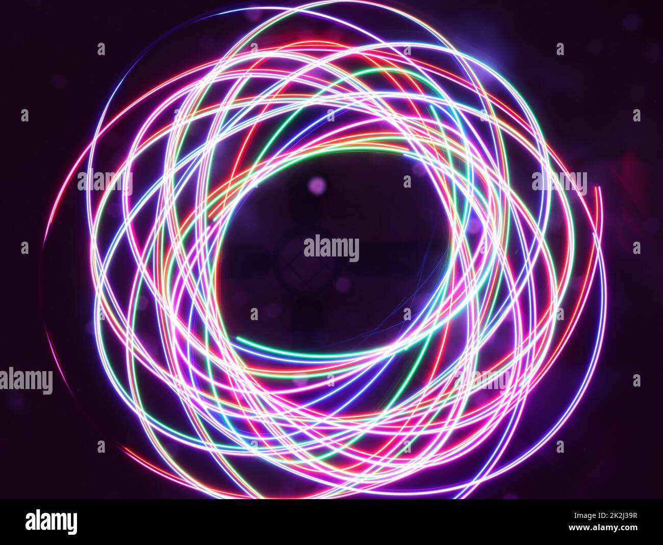 spectacular colored lights with geometric shapes special effects Stock ...