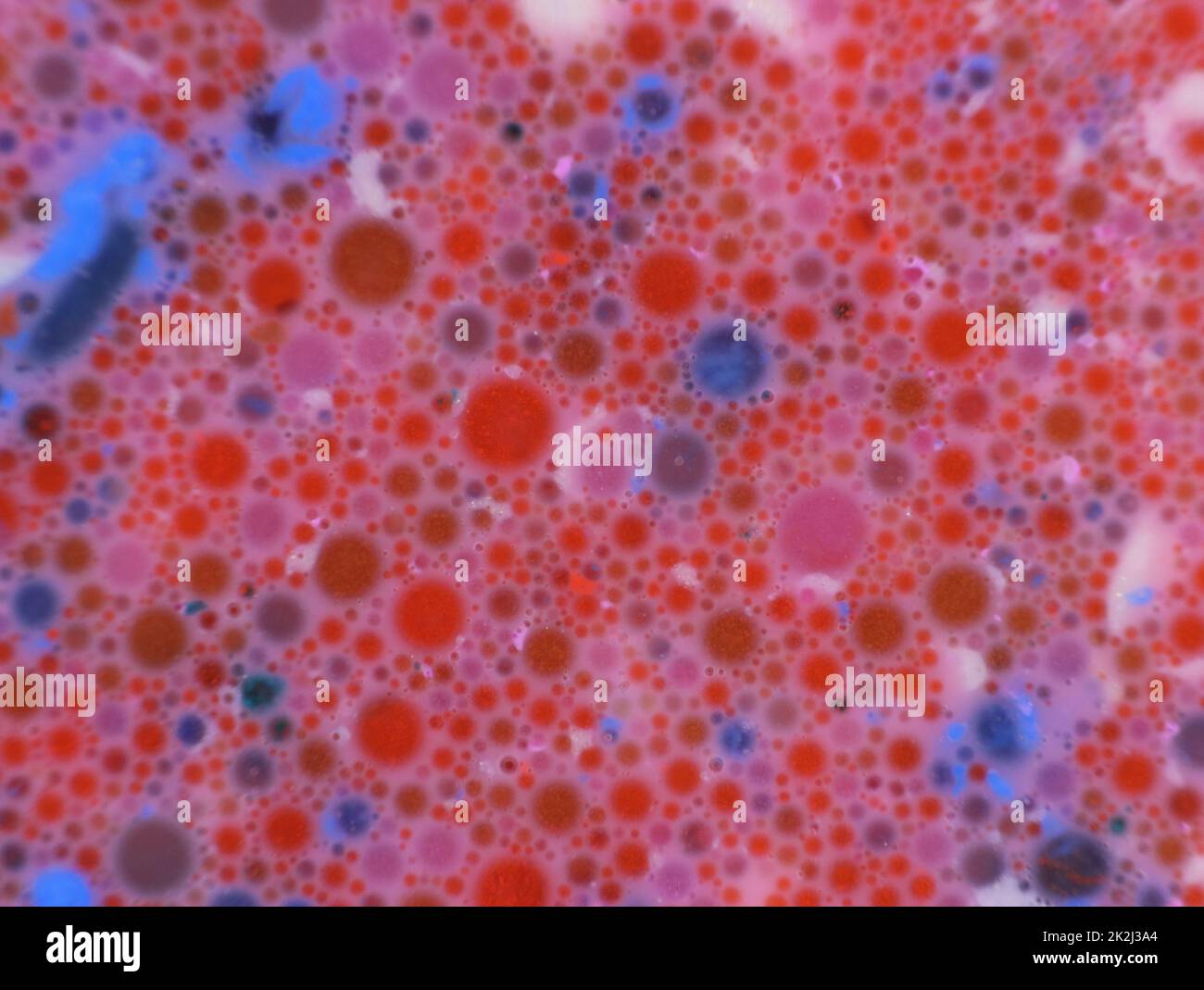 abstract background of artificial colors rare shapes different Stock ...