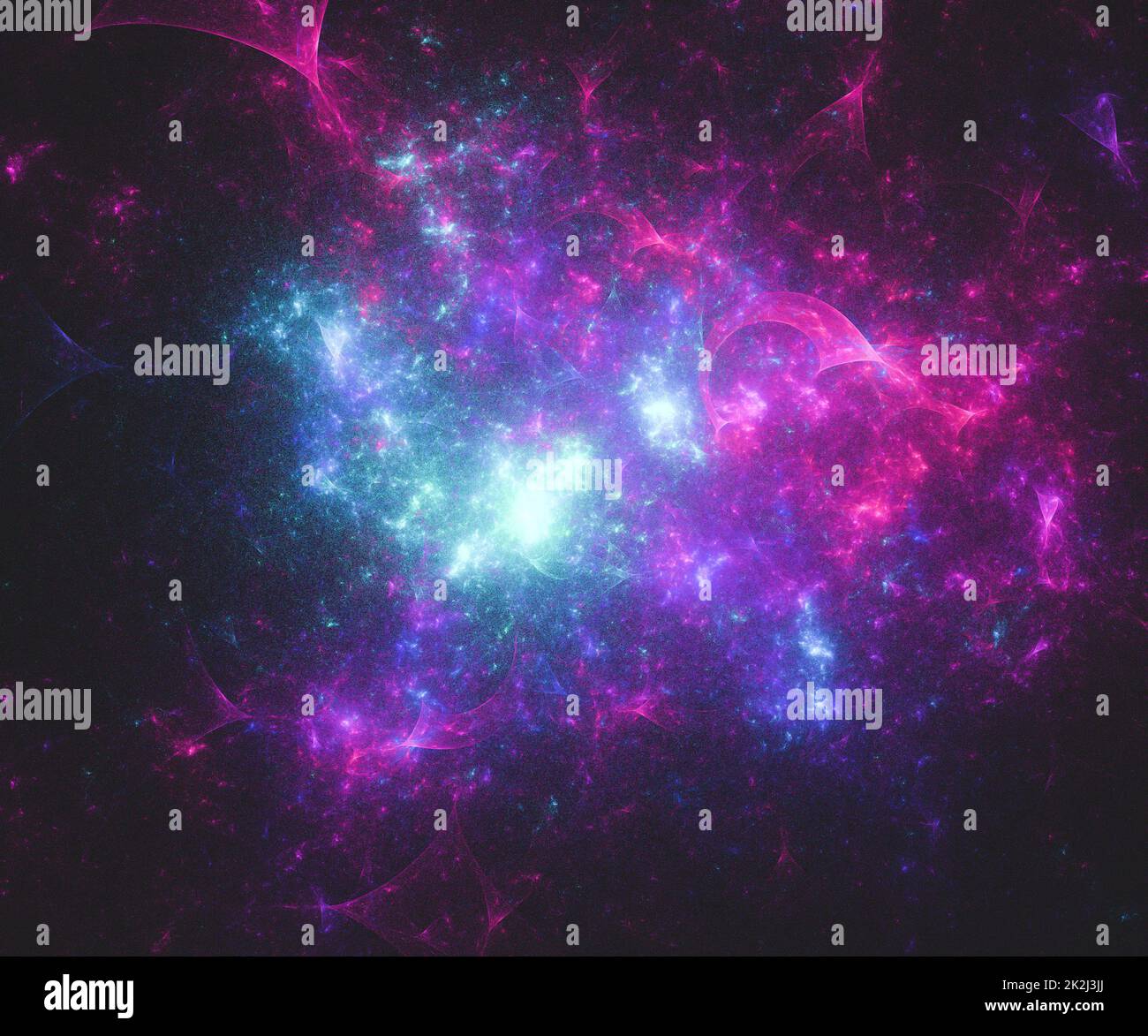Abstract fractal art background, suggestive of astronomy and nebula ...