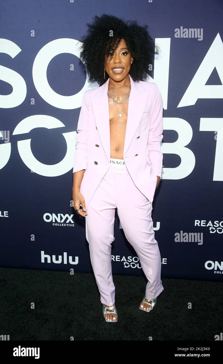 22 September 2022 - Los Angeles, California - Jonica Booth. Premiere Of Hulu's ''Reasonable ...