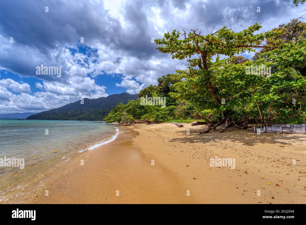 Beautiful view of the coast of Masoala National Park in Madagascar ...