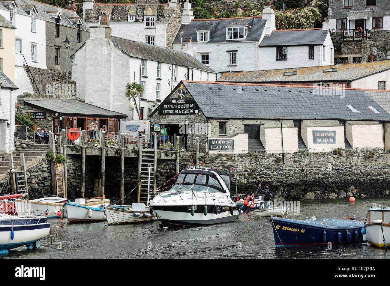 The Polperro Heritage Museum of Smuggling and Fishing, on the ...