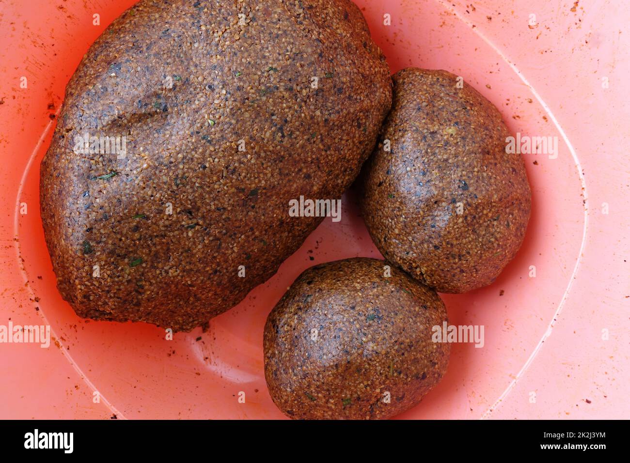 newly built raw meatballs, turkey specific food, cig kofte Stock Photo ...