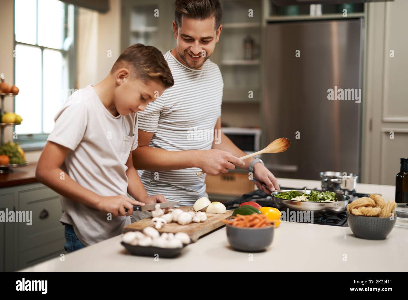 Father cook hi-res stock photography and images - Alamy