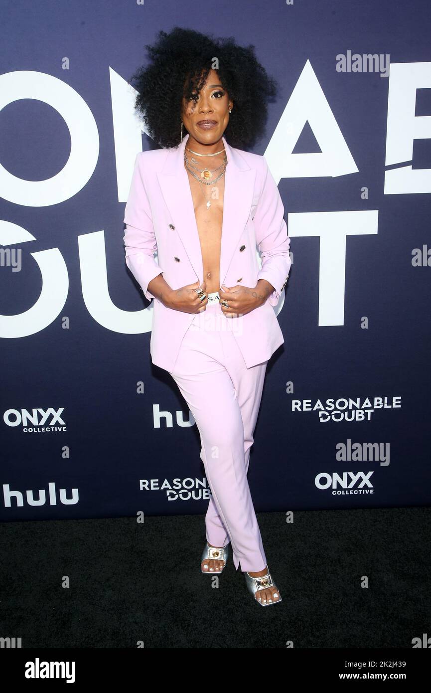 22 September 2022 Los Angeles California Jonica Booth Premiere Of Hulus Reasonable