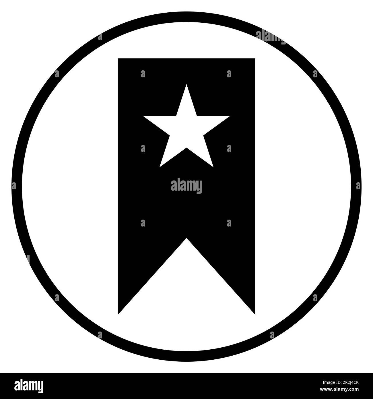 Bookmark icon in flat Cut Out Stock Images & Pictures - Alamy