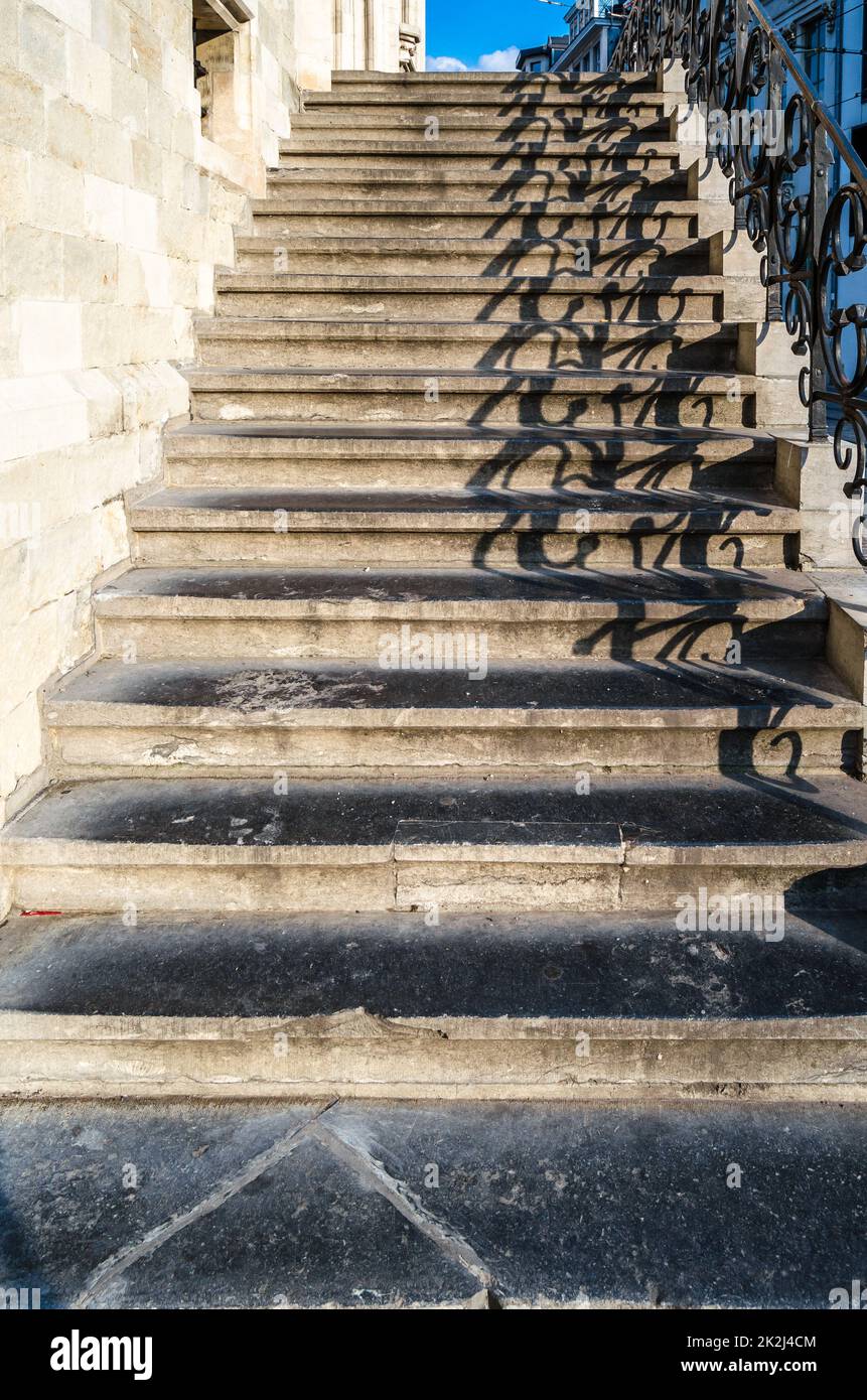 Staircase in Ghent, Belgium Stock Photo - Alamy