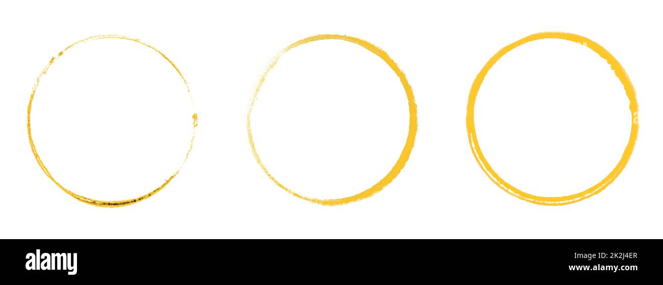 Abstract orange circles design Cut Out Stock Images & Pictures - Alamy