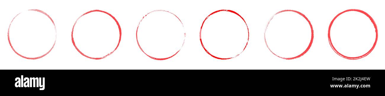 Painted rings Cut Out Stock Images & Pictures - Alamy