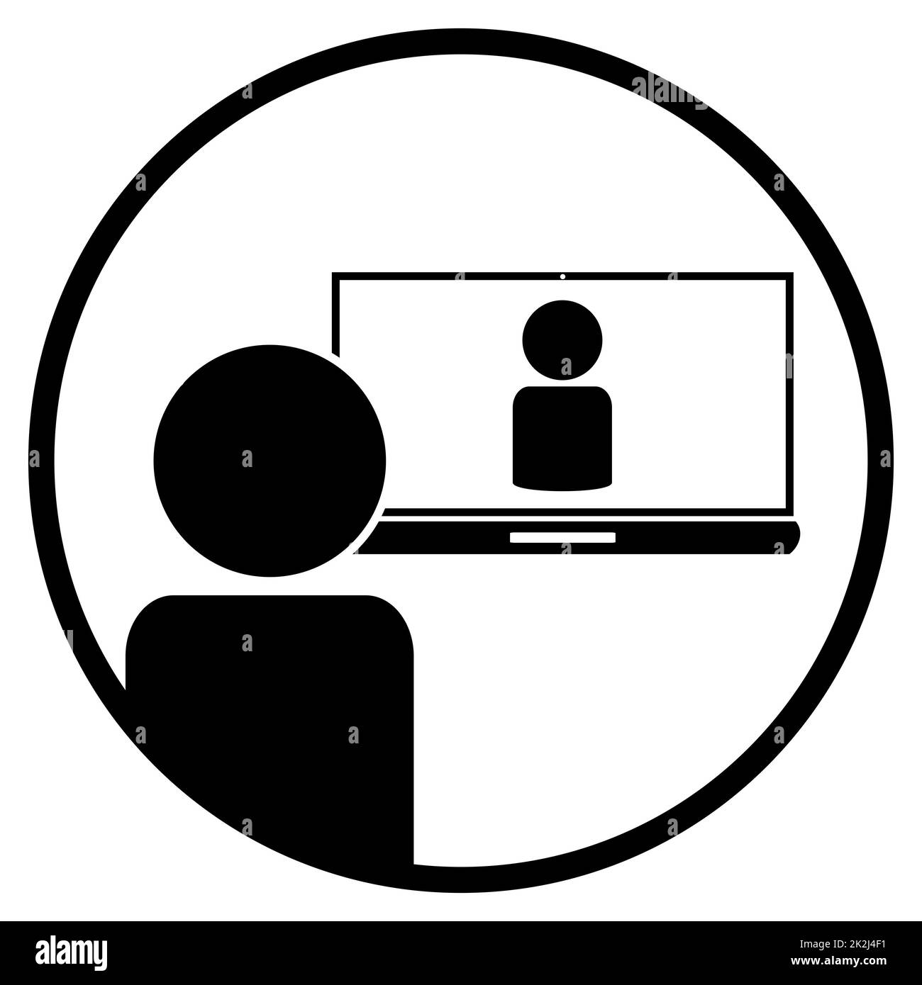 Chat virtual Black and White Stock Photos & Images - Alamy