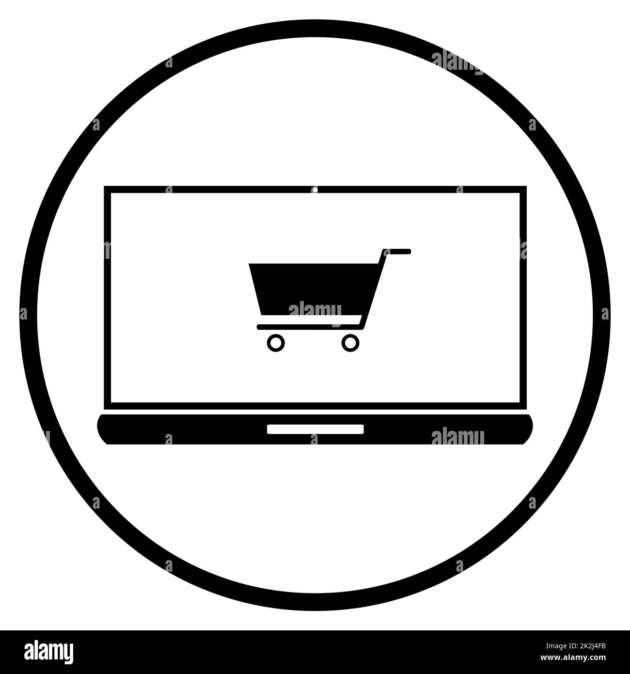 Online shopping symbol hi-res stock photography and images - Alamy
