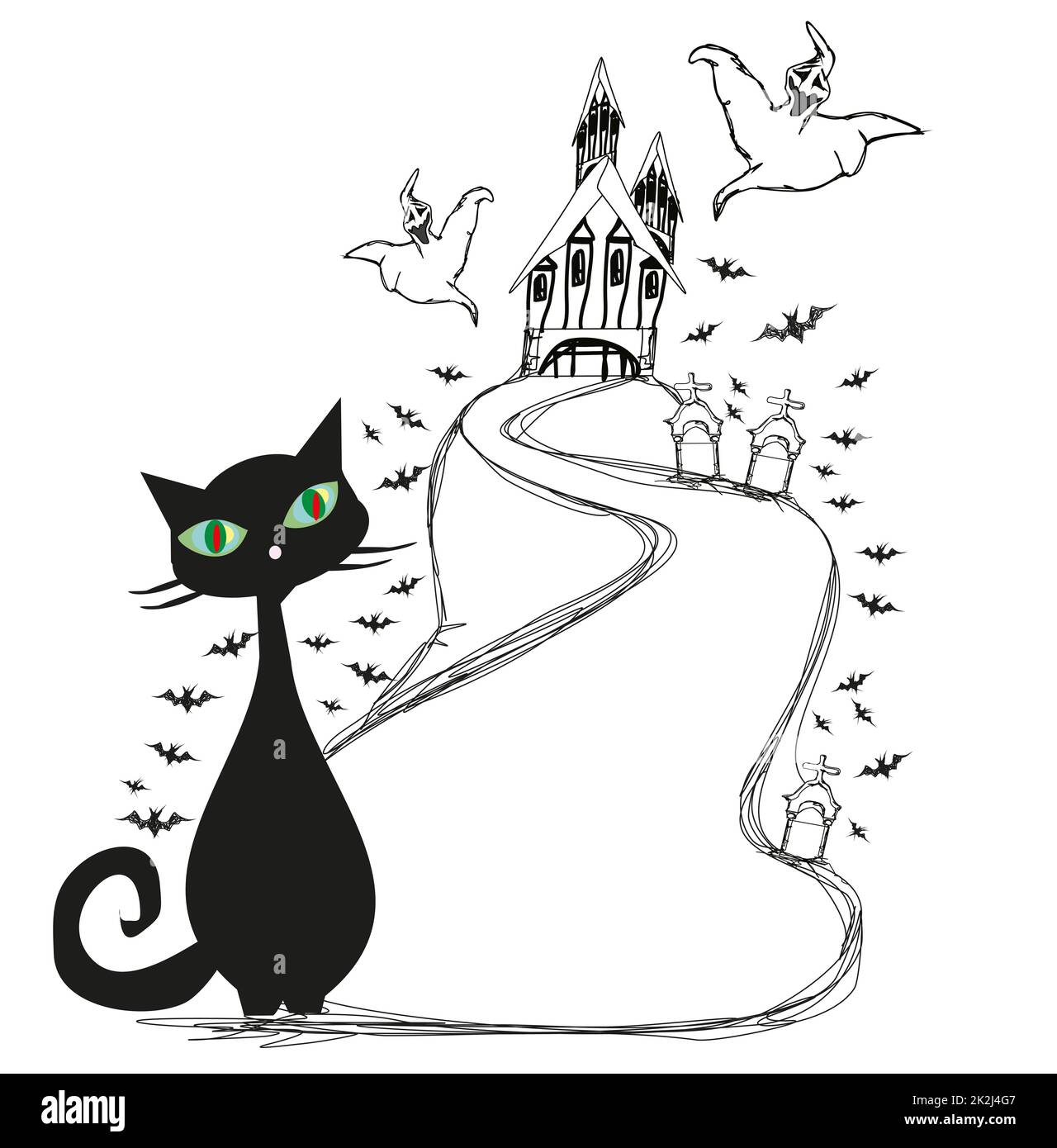 Scary frame Cut Out Stock Images & Pictures - Alamy