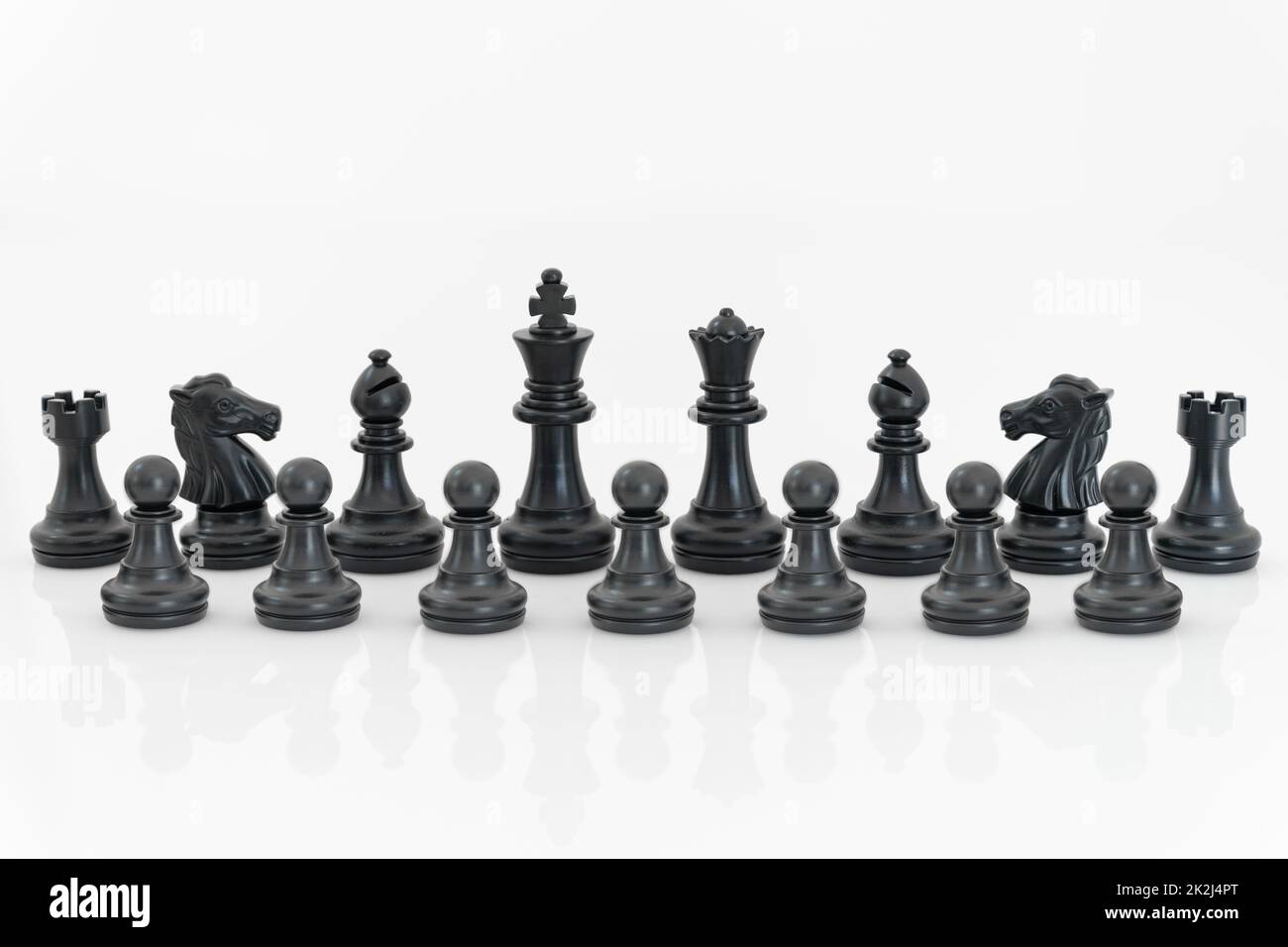 Chess pieces black white hi-res stock photography and images - Alamy