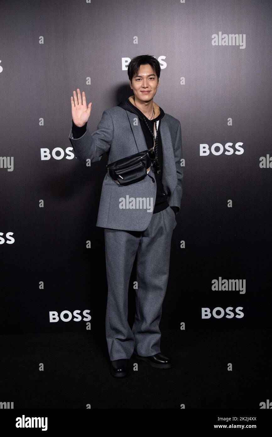 Lee Min ho Milan Fashion Week - Women S/S 2023 Boss Fashion Show ...