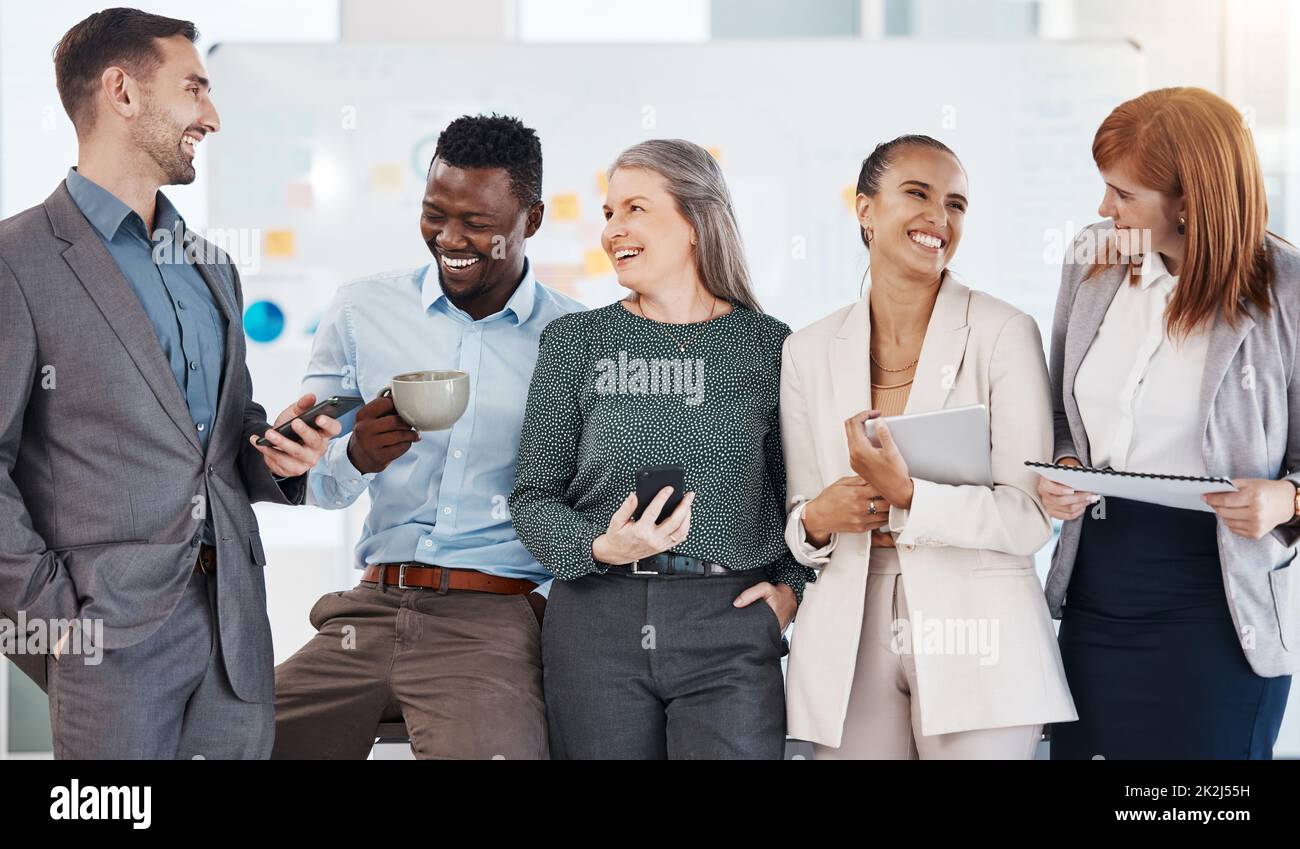 Teamwork, diversity and break at lawyer or accounting corporate company ...