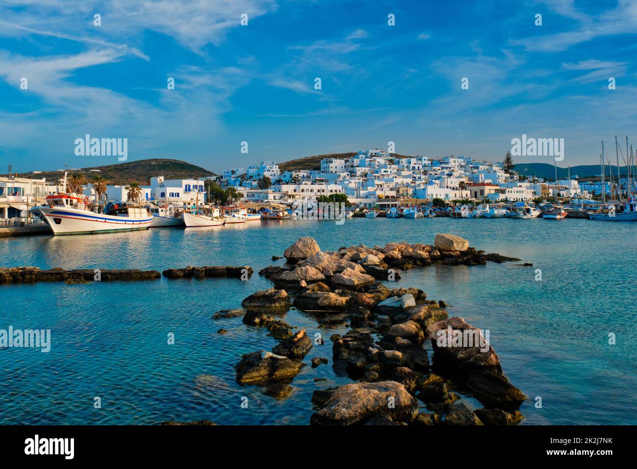 Greece paros island naousa hi-res stock photography and images - Alamy
