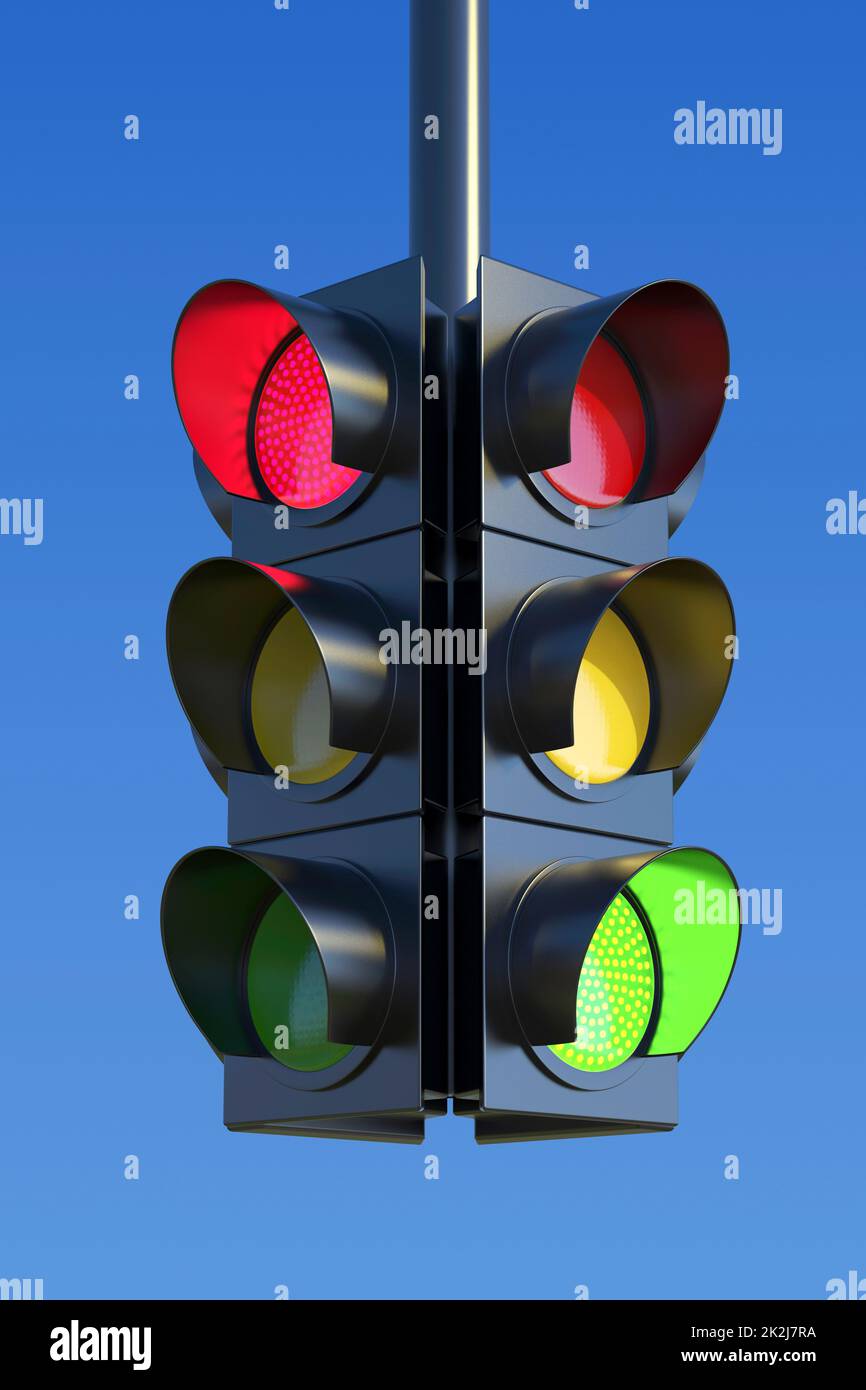 Amber traffic light signal hi-res stock photography and images - Alamy