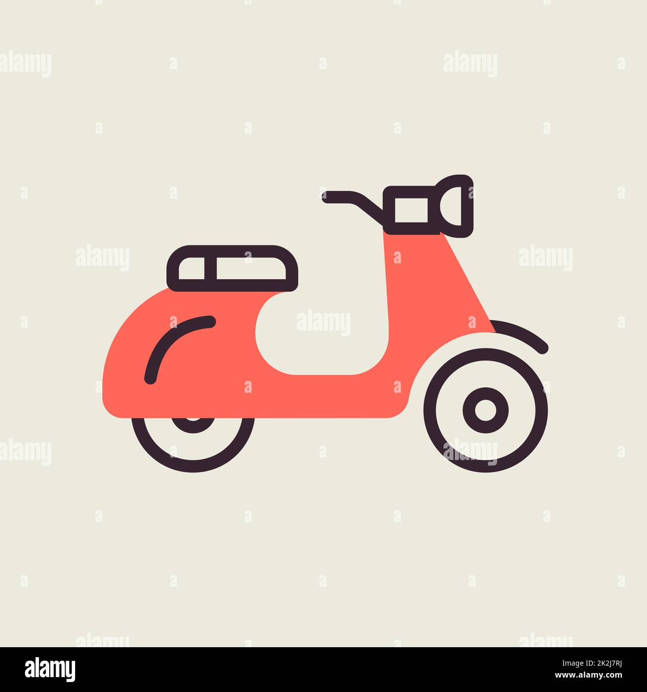 Motor scooter symbol hi-res stock photography and images - Alamy