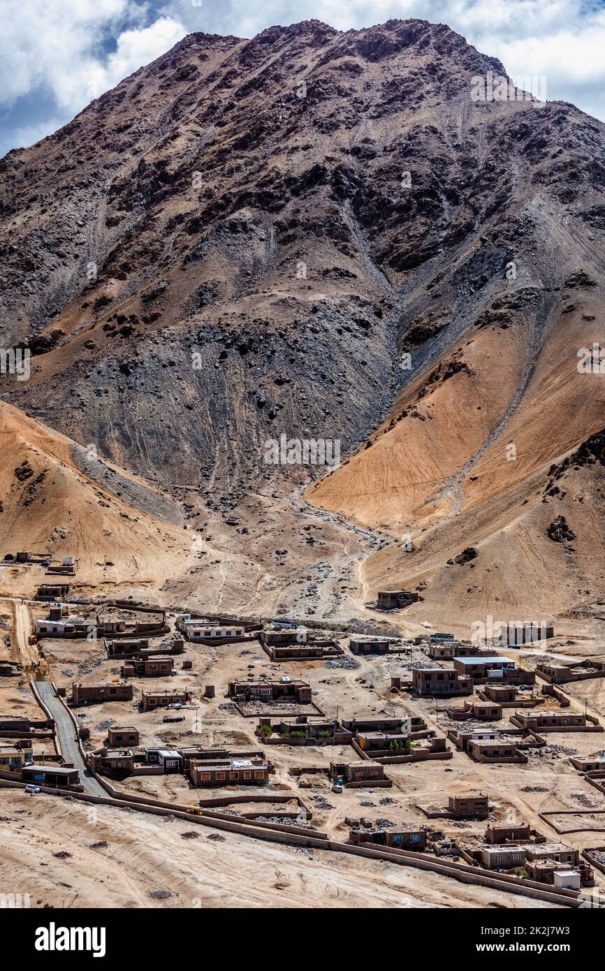 Aerial view of Leh city from above. Ladakh, India Stock Photo - Alamy