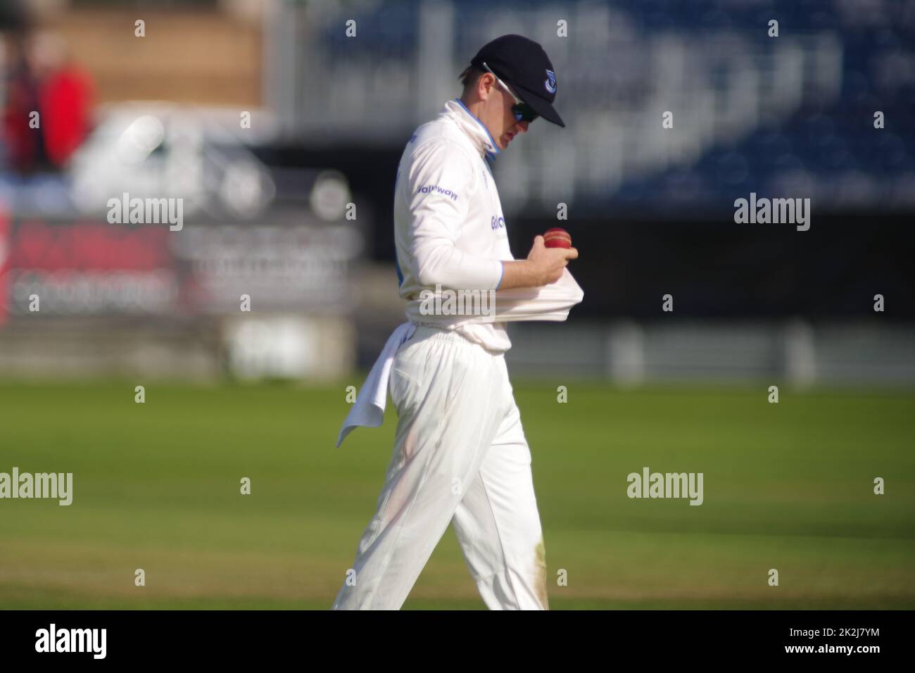 Chester le Street, England, 21 September 2022. Jack Carson playing for ...