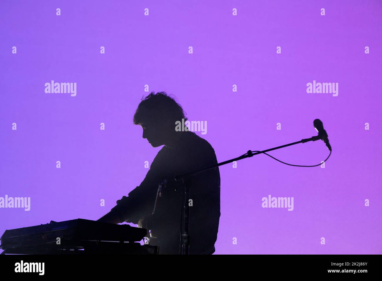 Alex Scally of BEACH HOUSE headlining the Mountain Stage at Green Man ...