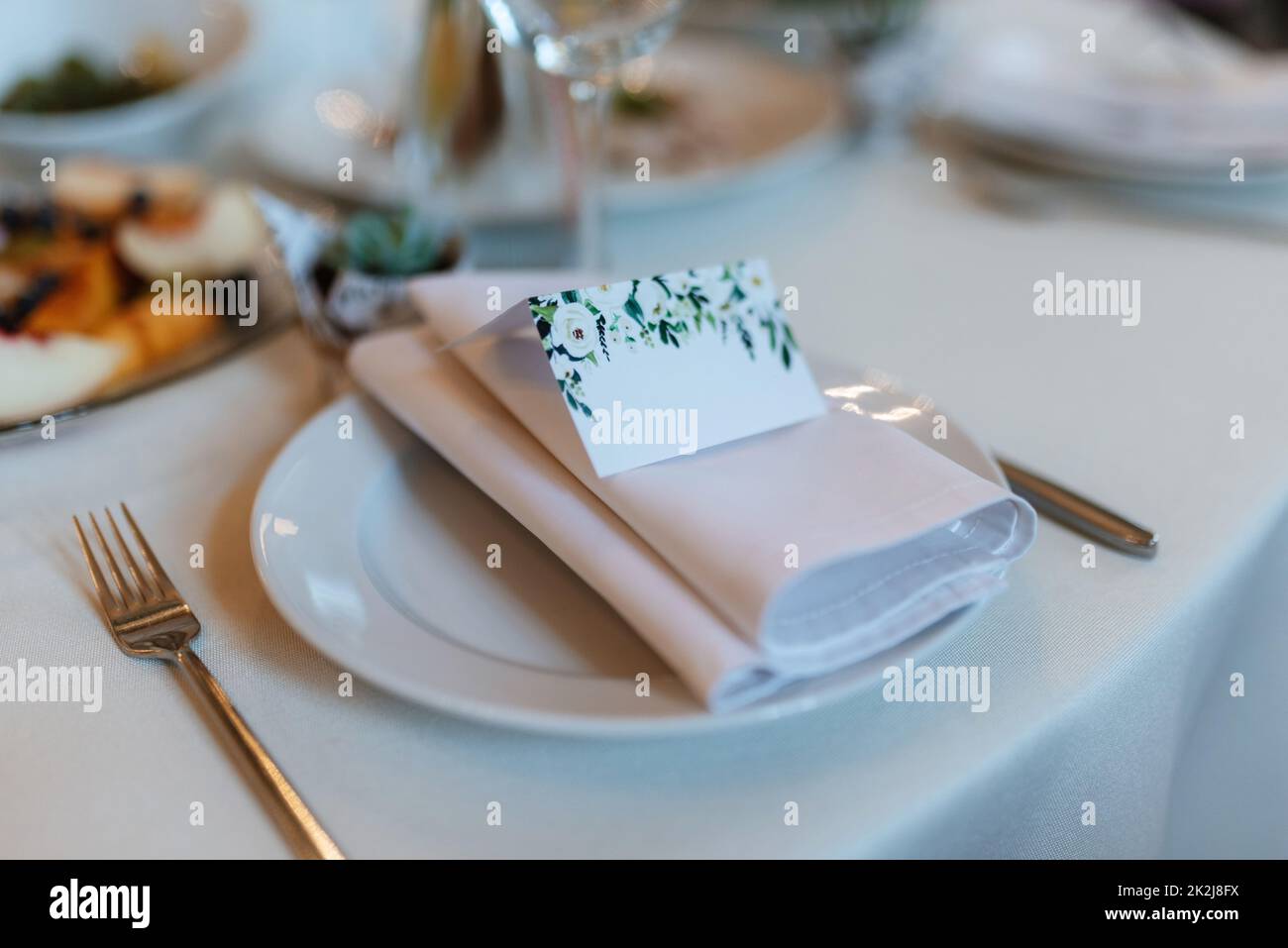 Banquet hall for weddings with decorative elements Stock Photo - Alamy